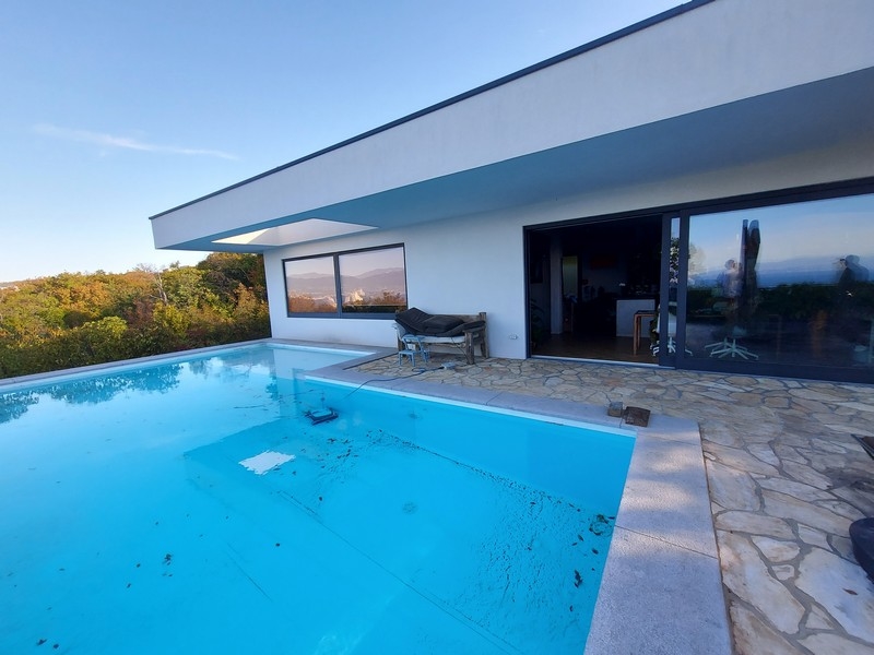 Kostrena, Rijeka: Villa mit Infinity-Pool und Meerblick